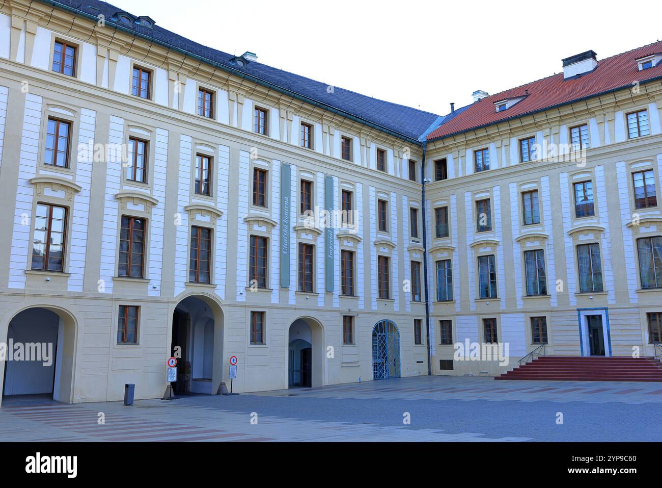 Building complex in Prague Castle, Prague Czech (Prazsky hrad, Praha ...