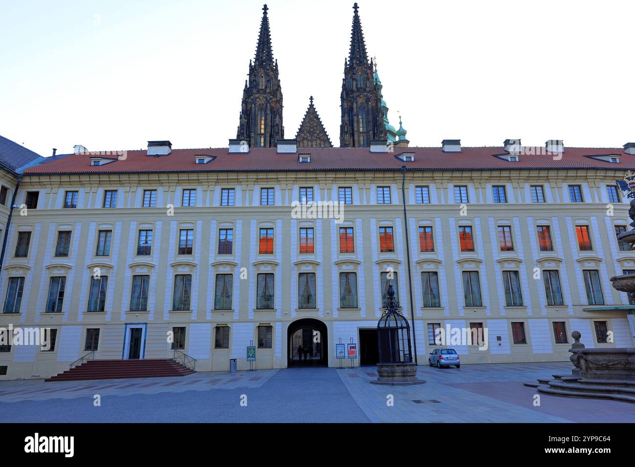 Building complex in Prague Castle, Prague Czech (Prazsky hrad, Praha ...