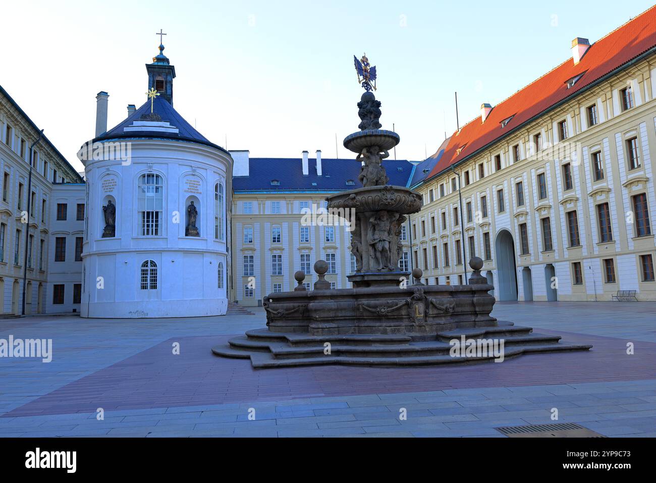 Building complex in Prague Castle, Prague Czech (Prazsky hrad, Praha ...