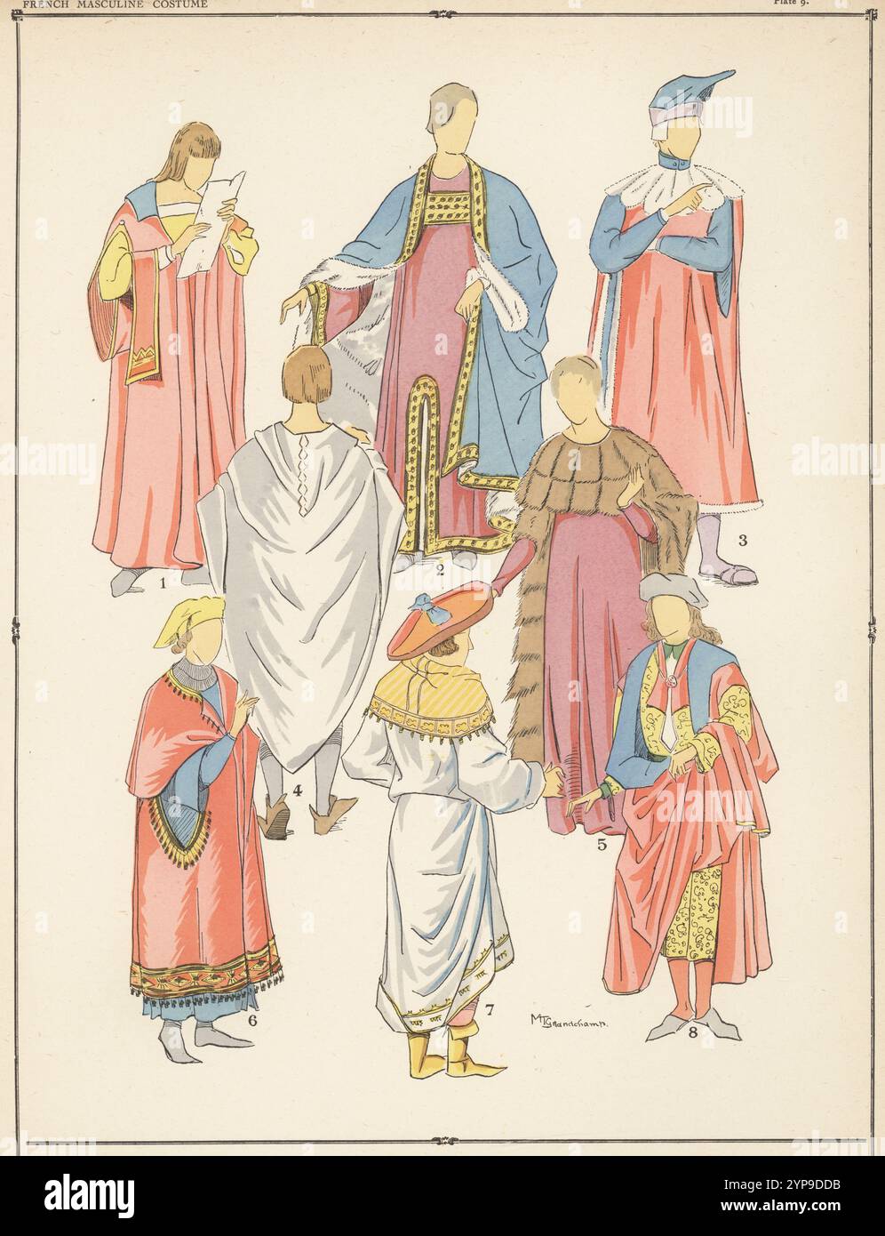 Men's everyday garments in the Middle Ages, 13th and 14th century ...