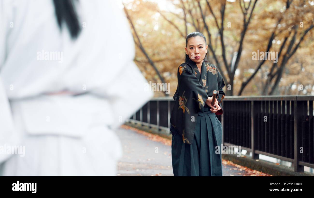 Professional warrior practicing arts sword hi-res stock photography and ...