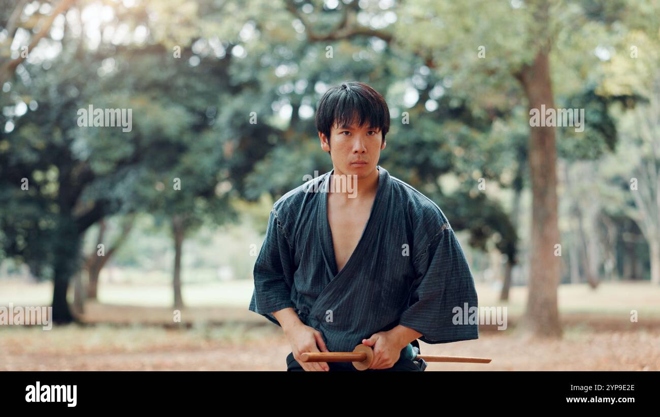 Samurai training kyoto hi-res stock photography and images - Alamy
