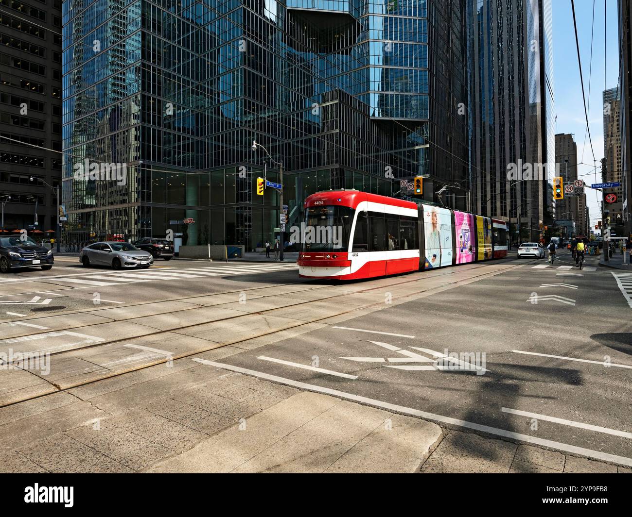 Toronto Canada / A Modern Toronto Transport Commission Streetcar on ...