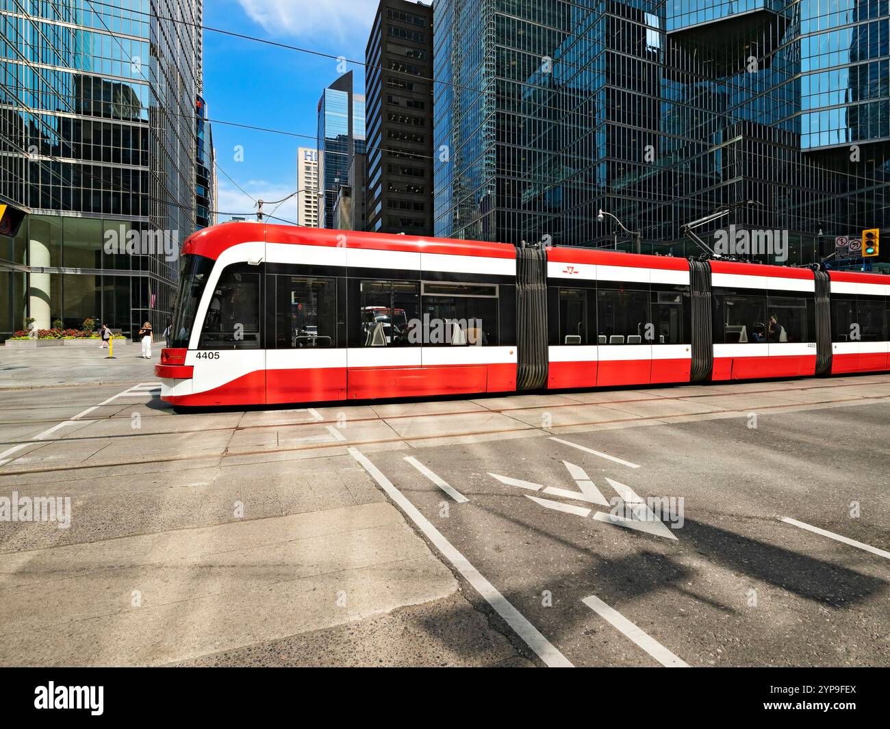 Toronto Canada / A Modern Toronto Transport Commission Streetcar on ...