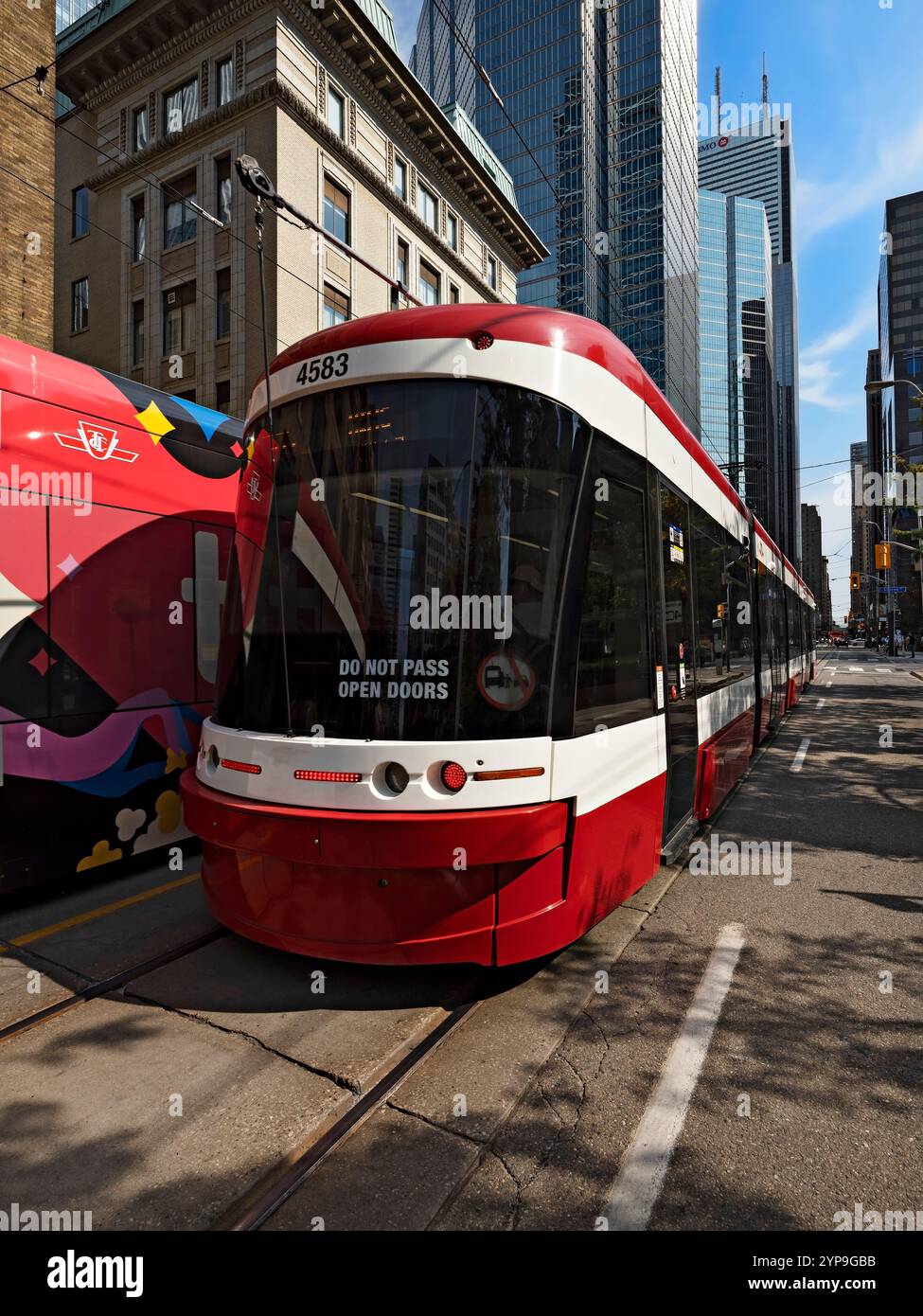 Toronto Canada / A Modern Toronto Transport Commission Streetcar on ...