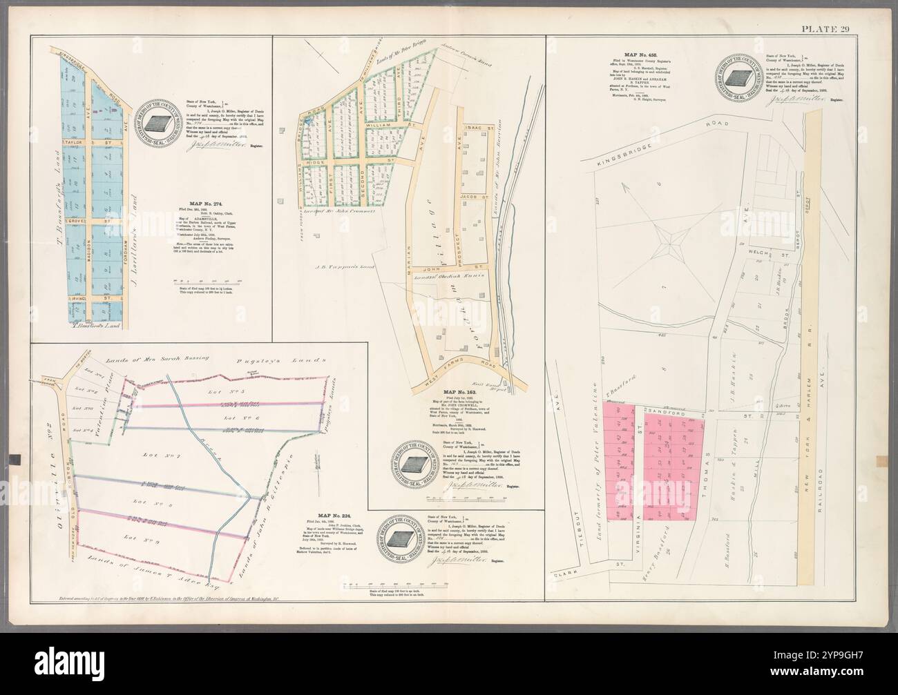 Plate 29: Map No. 274 [Bounded by Kingsbridge Road, Fordham Ave ...