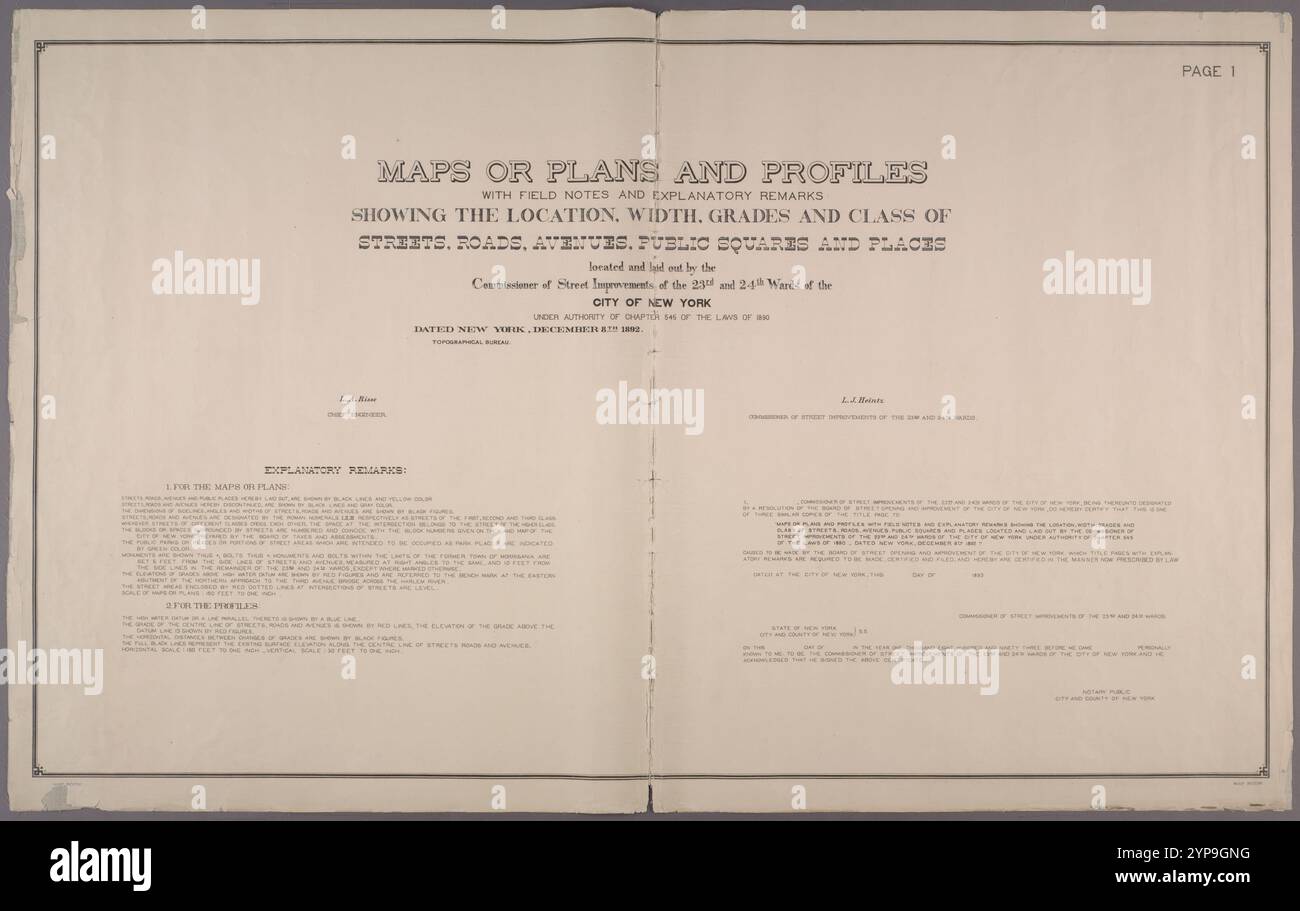 Topographical notes hi-res stock photography and images - Alamy