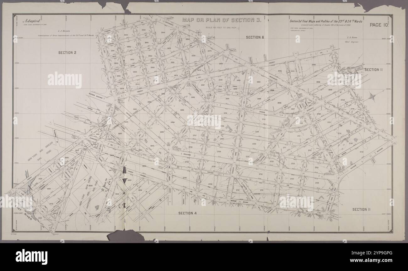 Map or Plan of Section 3. [Bounded by Robbins Avenue, Westchester ...