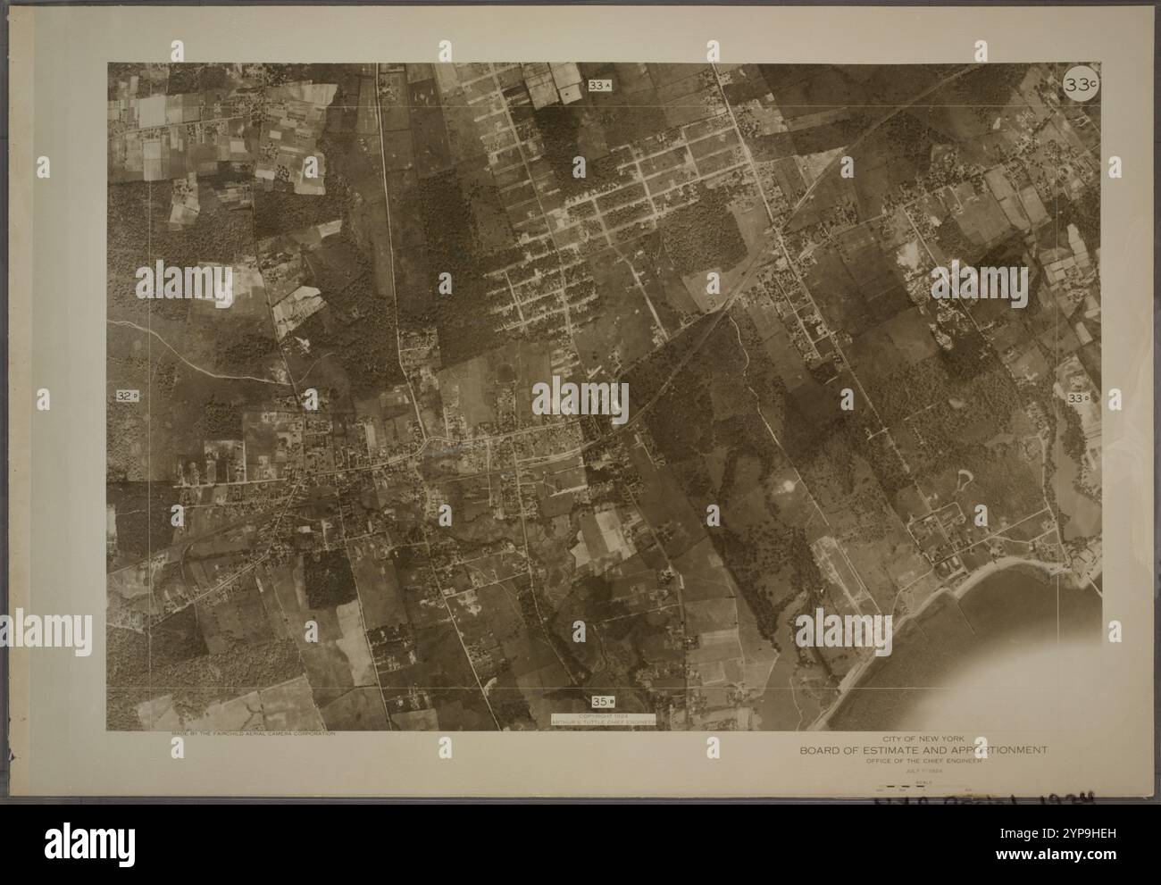 33C - N.Y. City (Aerial Set). 1924 by New York (N.Y.). Bureau of ...