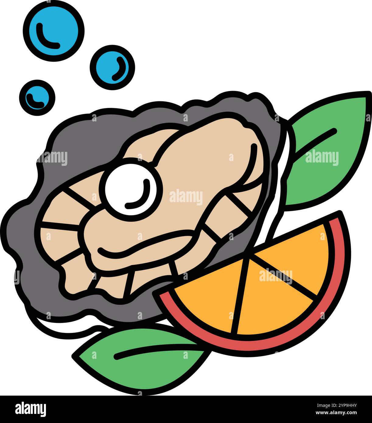 Orange shell Stock Vector Images - Alamy