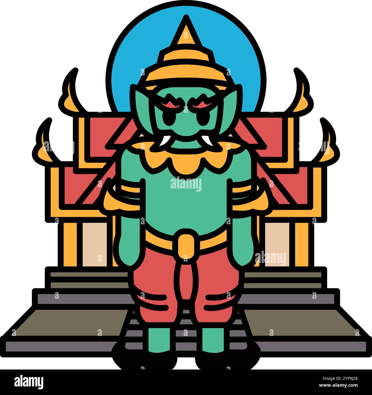 Face building architecture travel tourism history Stock Vector Images ...