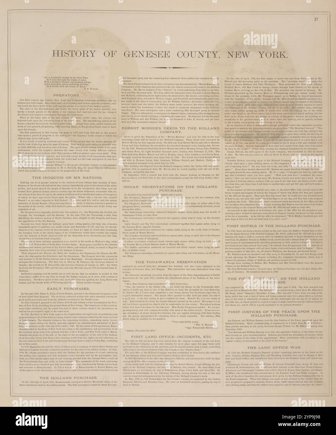 History of Genesee County, New York. 1876 by Everts, Ensign & Everts ...