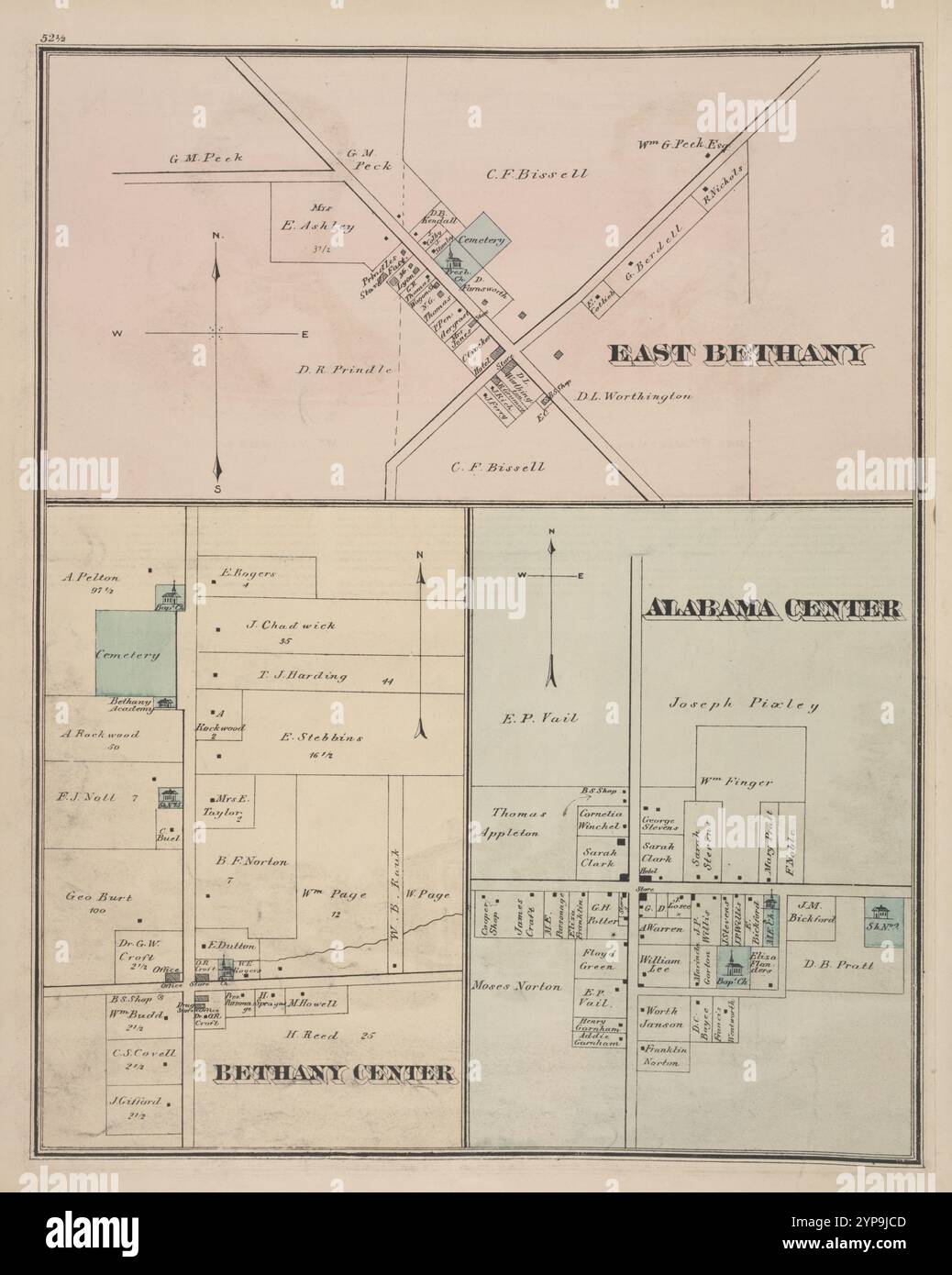 Bethany map hi-res stock photography and images - Alamy