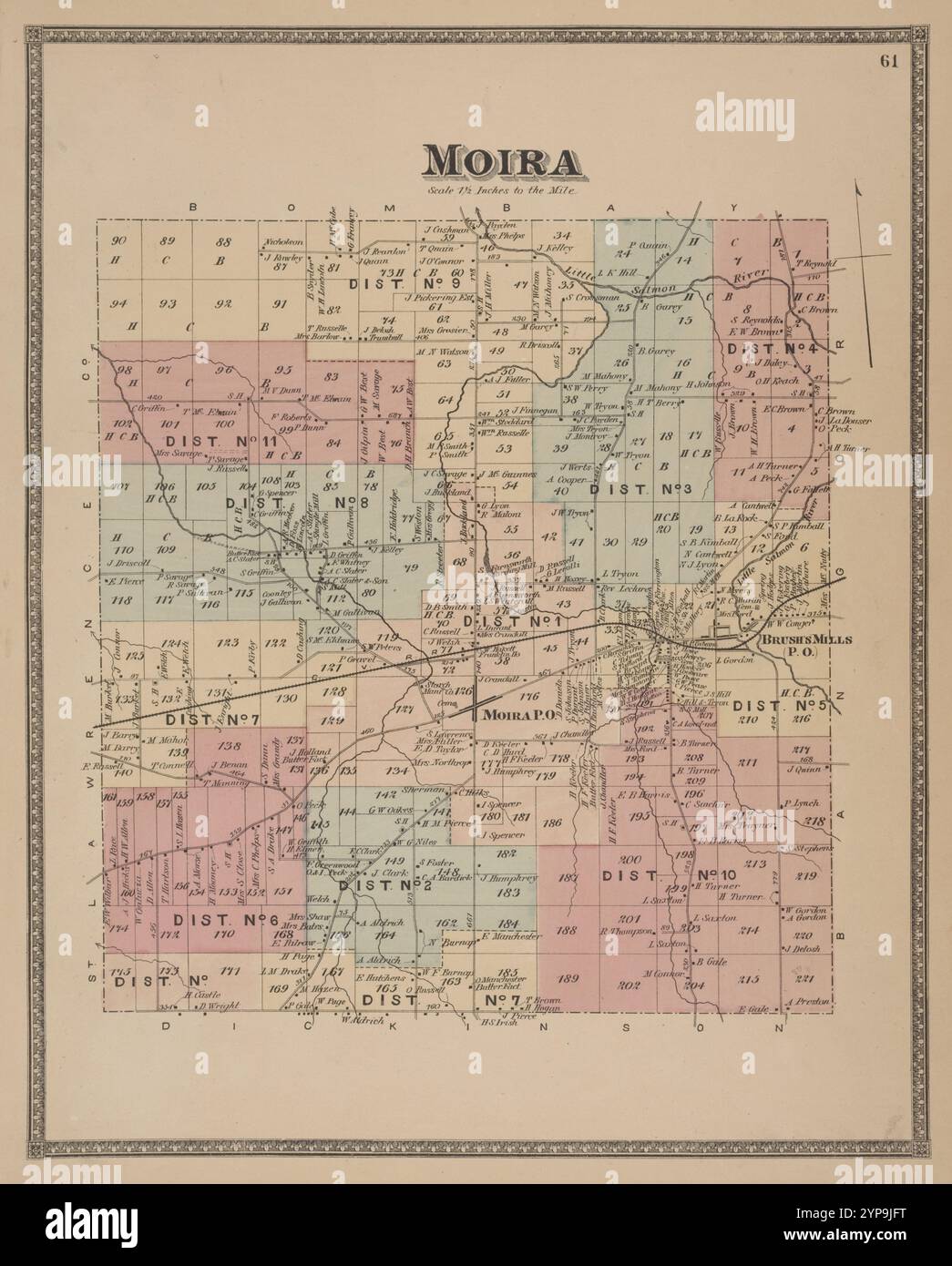 Map of moira hi-res stock photography and images - Alamy
