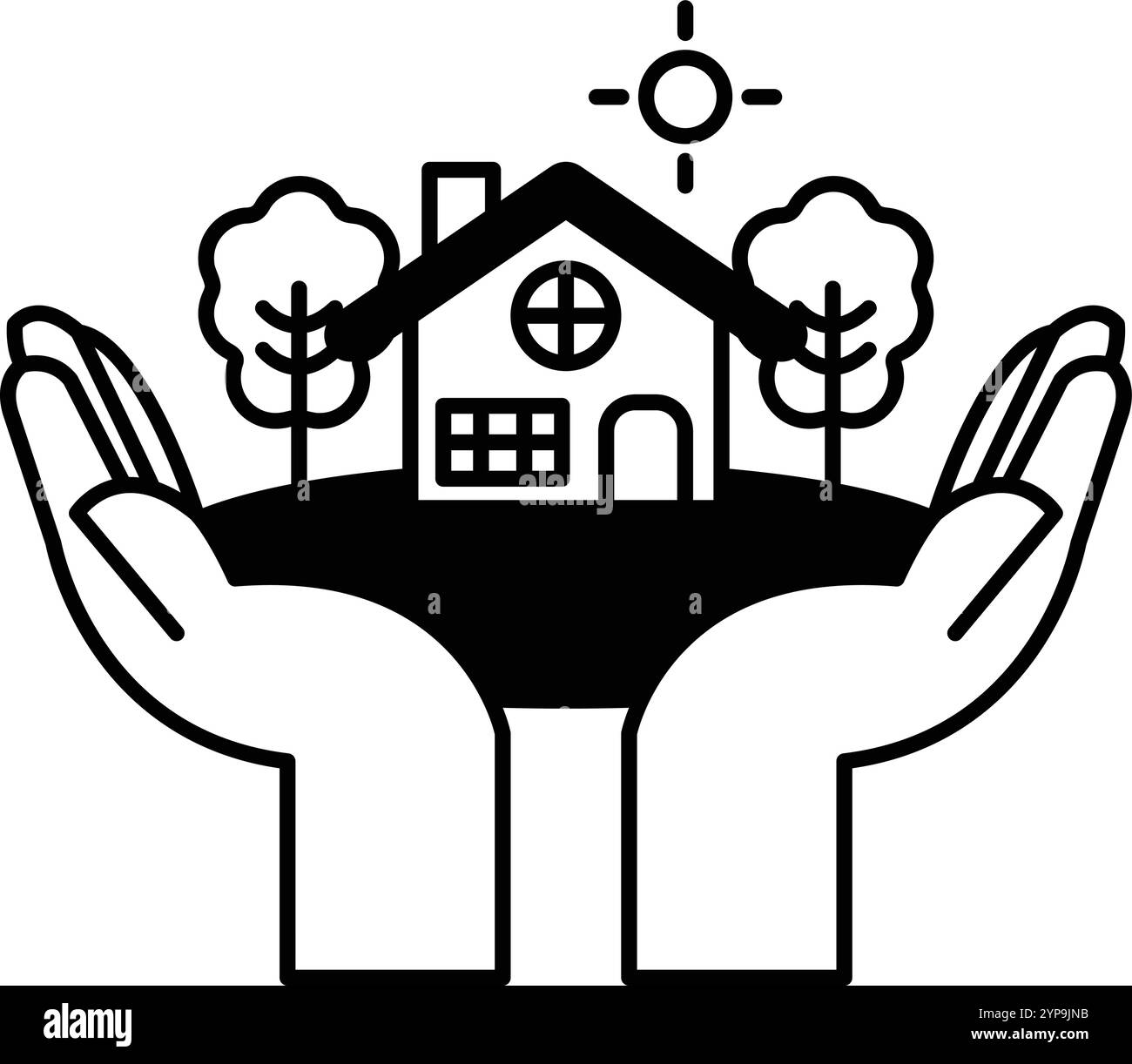 Trees in model Stock Vector Images - Alamy