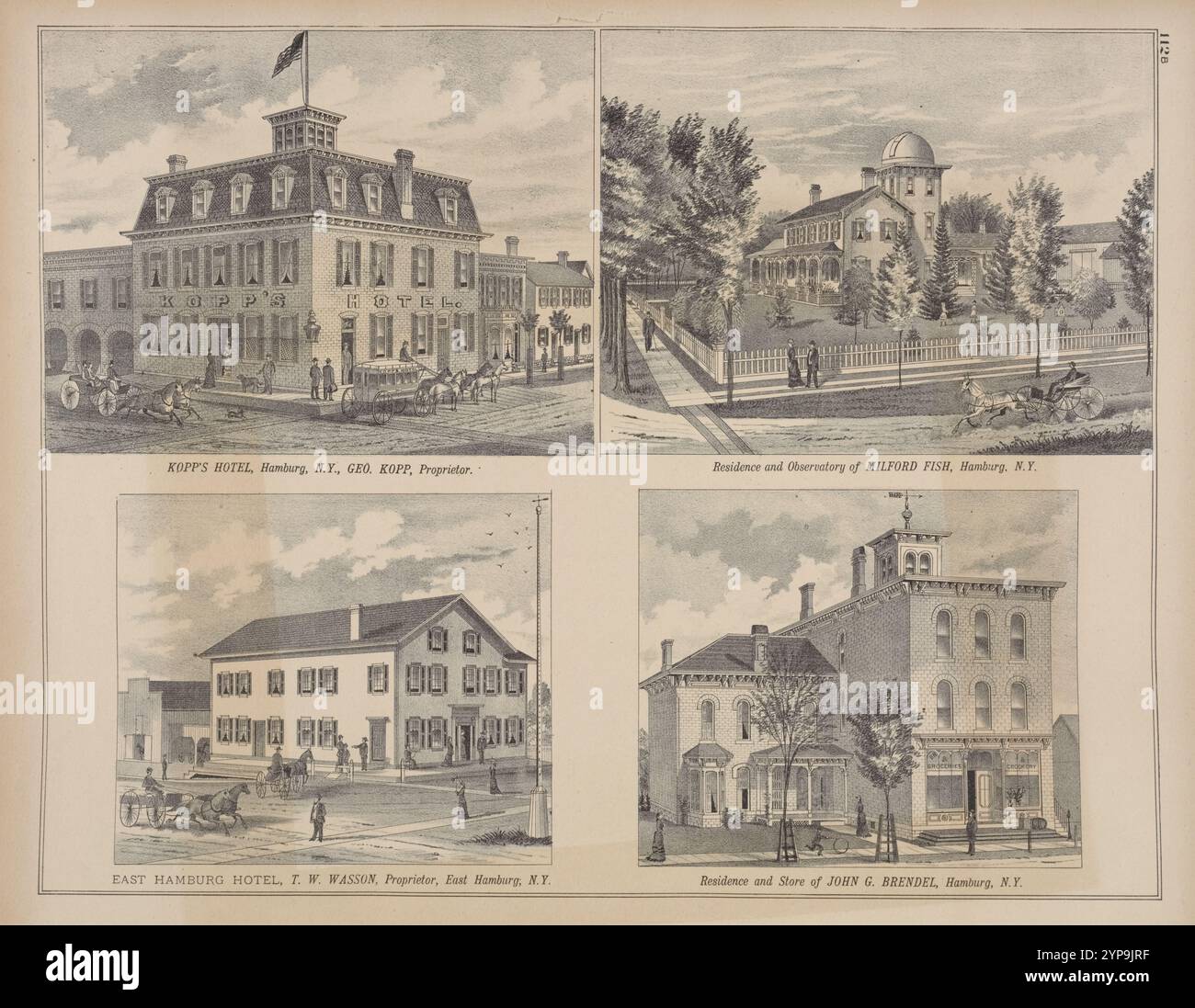 Residence and store of john g brendel hi-res stock photography and ...