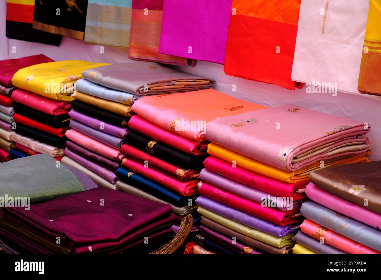 Hand Weaving Silk and Handloom Sarees, saree with golden details, woman ...