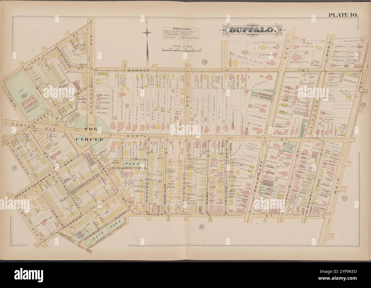 Map of allen hi-res stock photography and images - Alamy