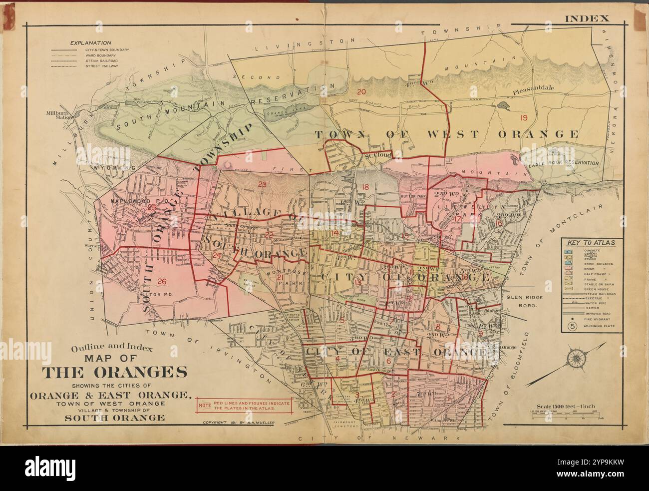 Index map hi-res stock photography and images - Alamy