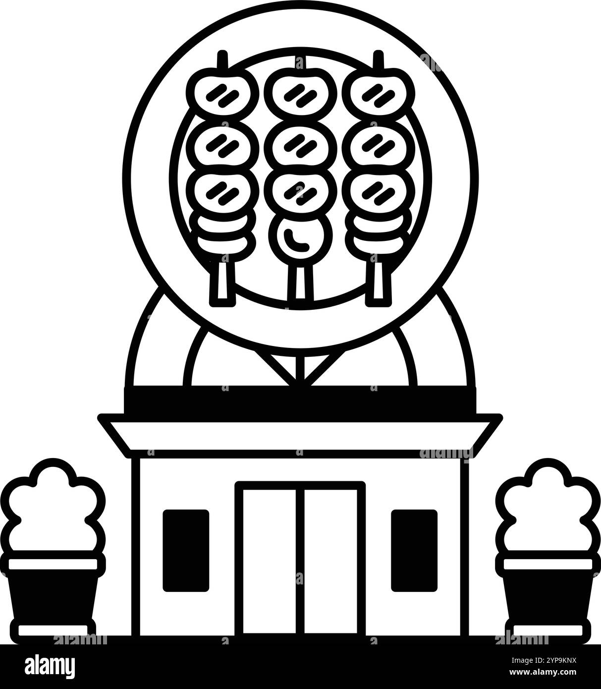 Sign in restaurant window Stock Vector Images - Alamy