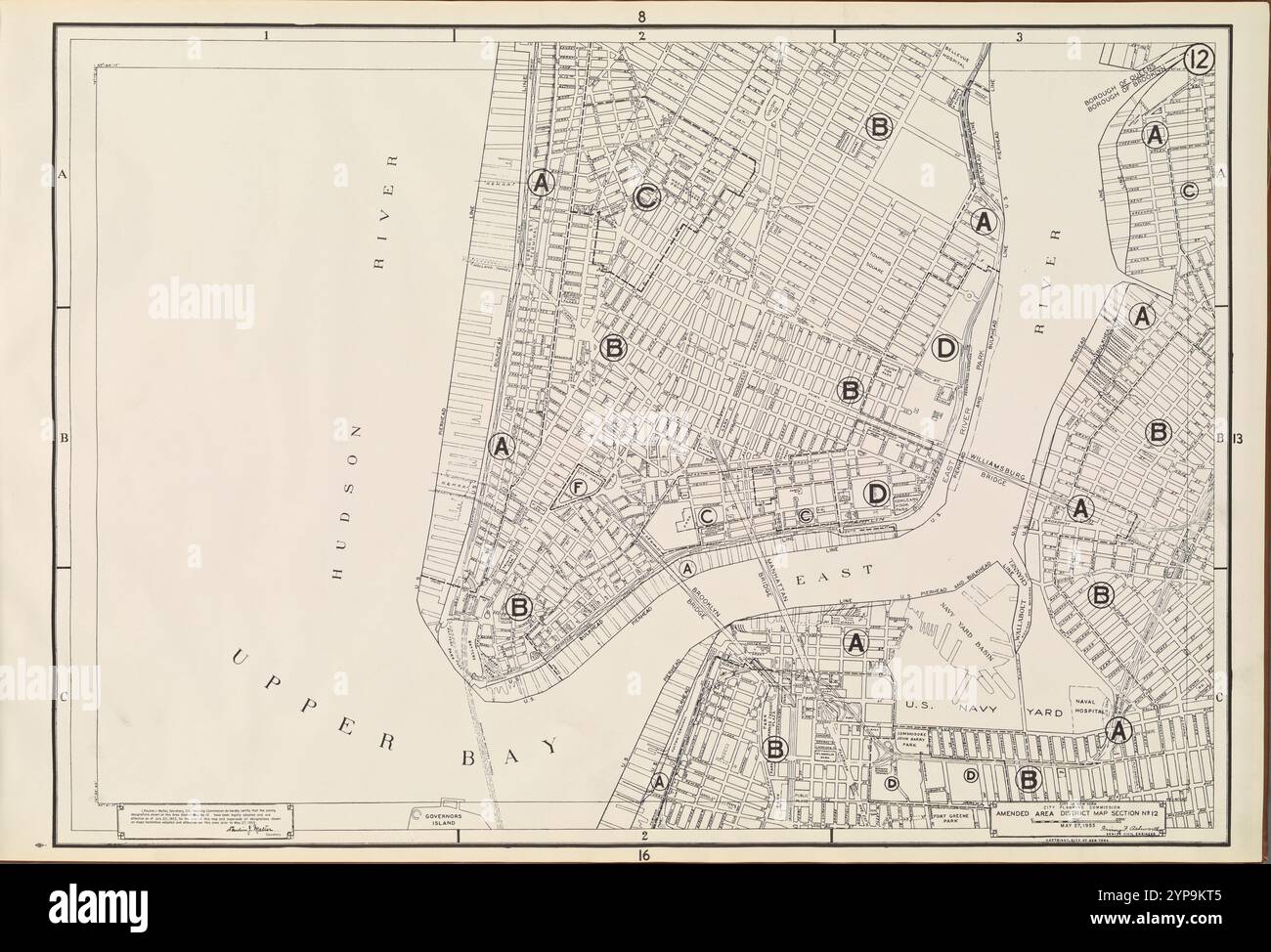 City zoning maps hi-res stock photography and images - Alamy