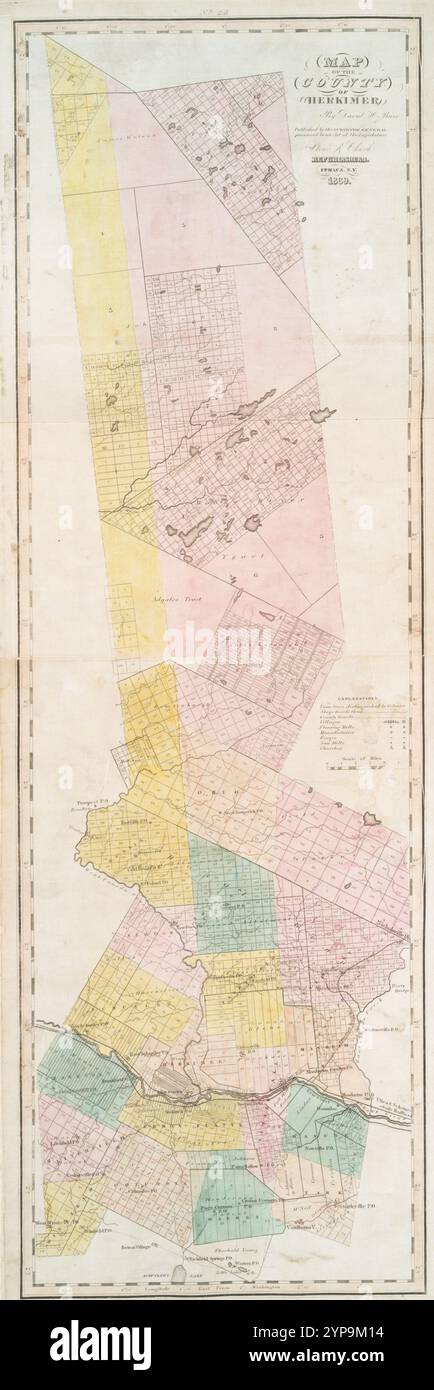 Herkimer map hi-res stock photography and images - Alamy