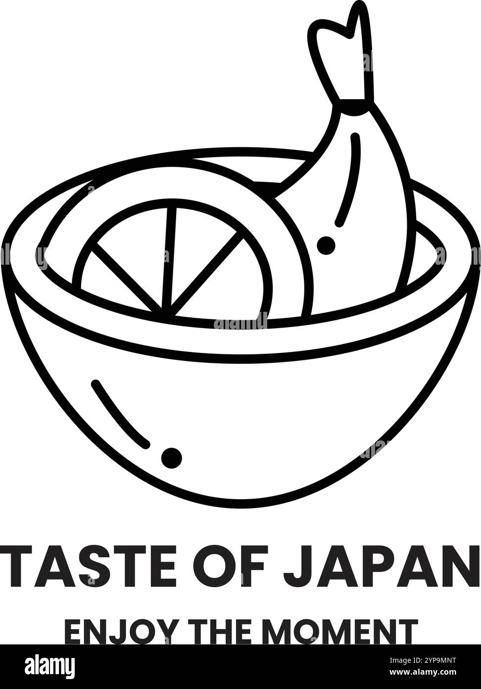 Japanese food logo Stock Vector Images - Alamy