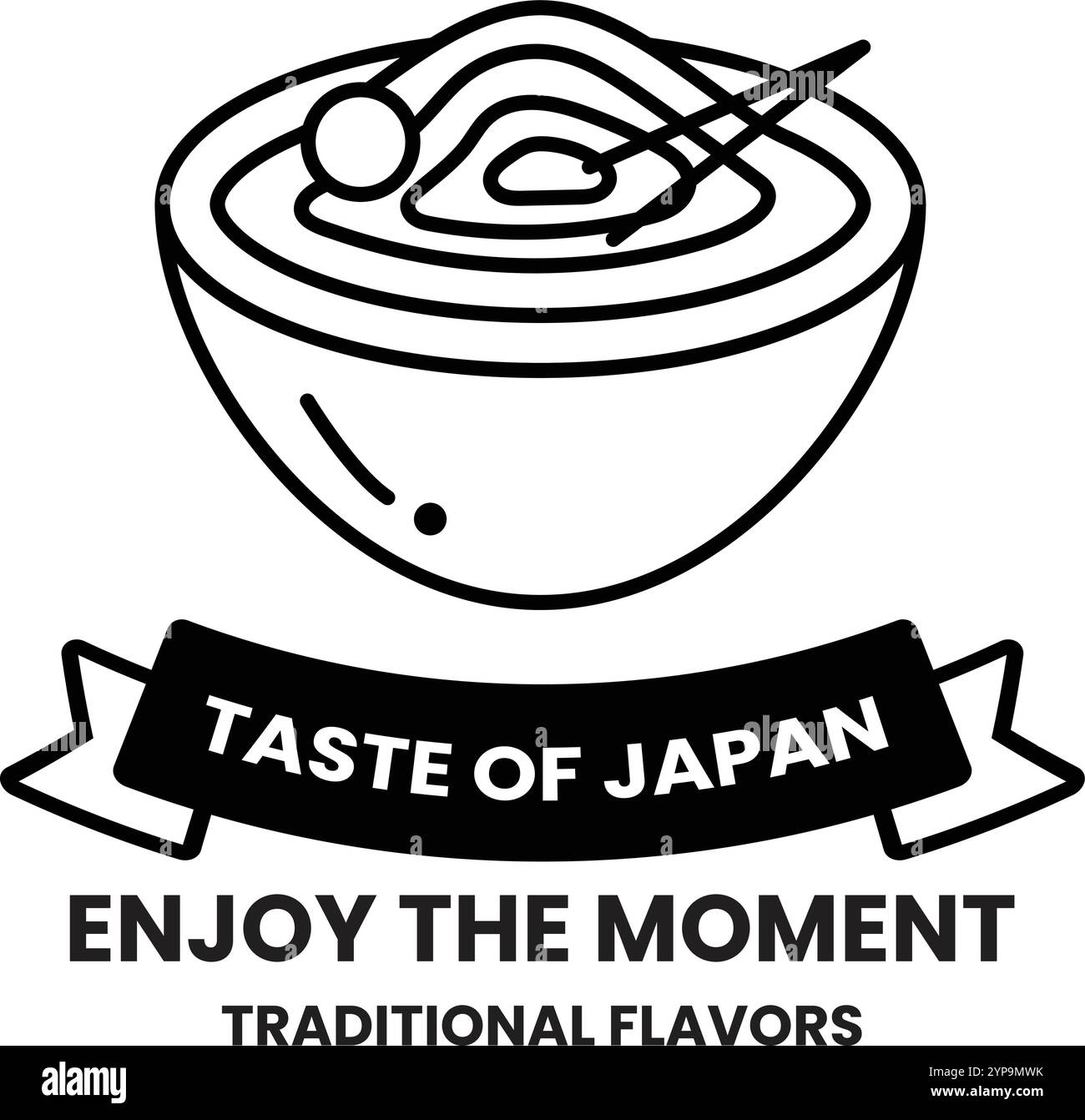 Japanese Ramen Logo Illustration Stock Vector Image & Art - Alamy