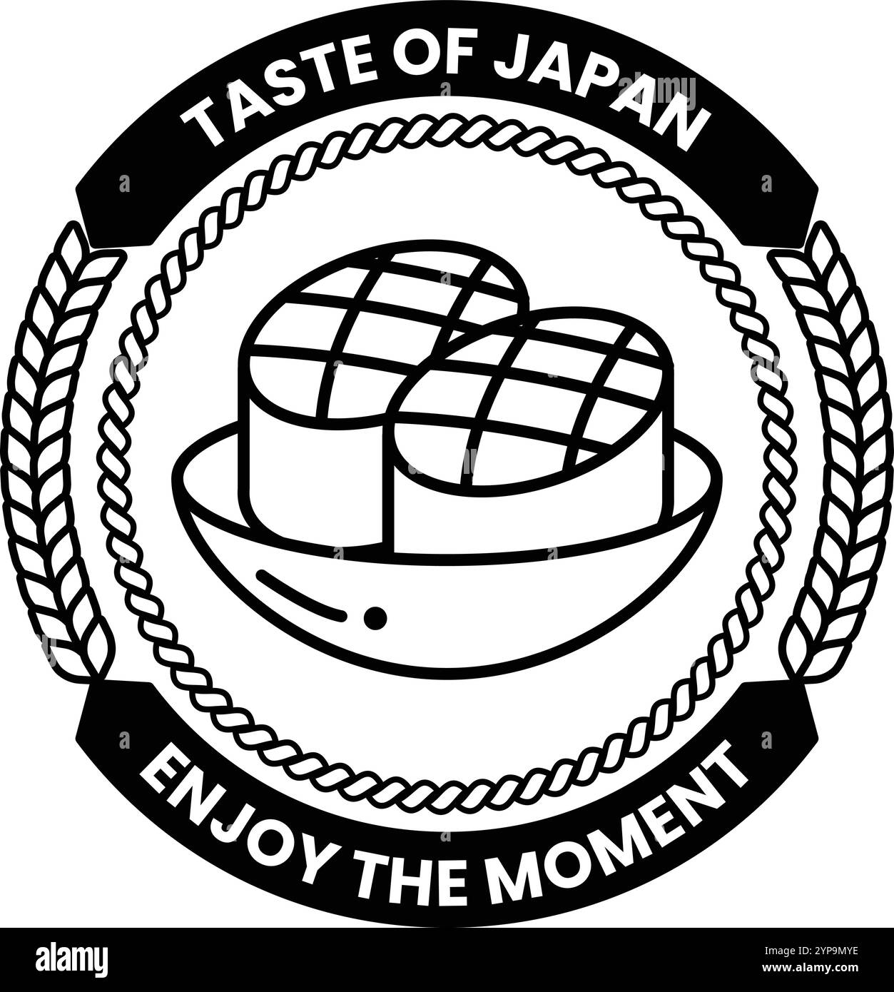 Japan traditional sushi tuna Black and White Stock Photos & Images - Alamy