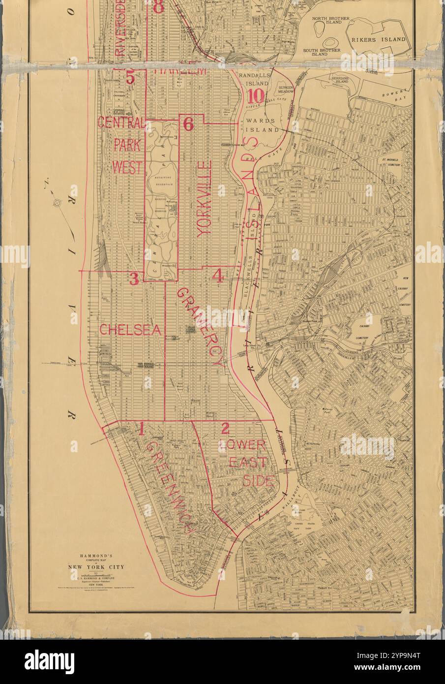 C s hammond maps hi-res stock photography and images - Alamy