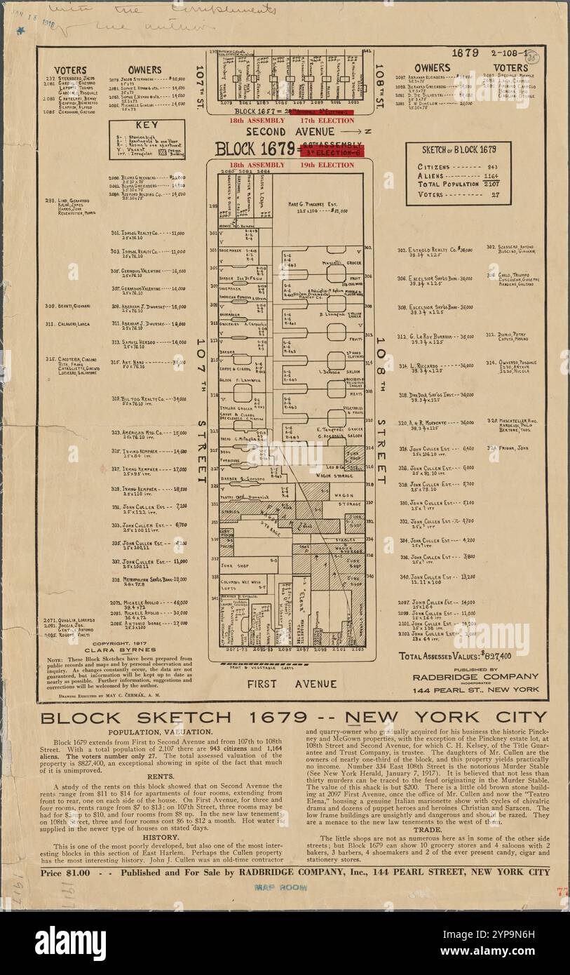 City block maps hi-res stock photography and images - Alamy