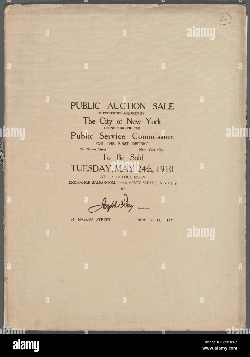 Public Auction Sale of properties acquired by the City of New York ...