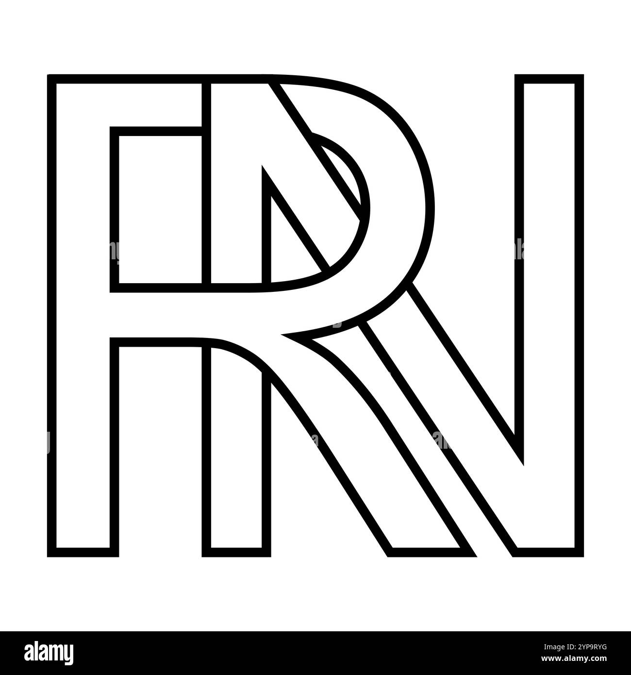 R n logo hi-res stock photography and images - Alamy