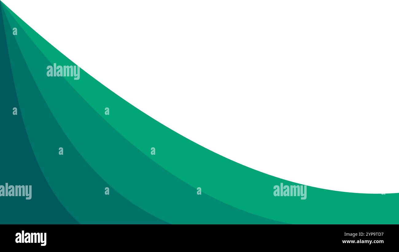 Curved header and footer, curved background, turquoise ocean colors ...