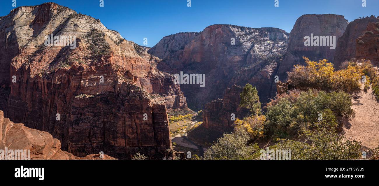 Angels Landing in Zion National Park, Utah, offers stunning panoramic ...