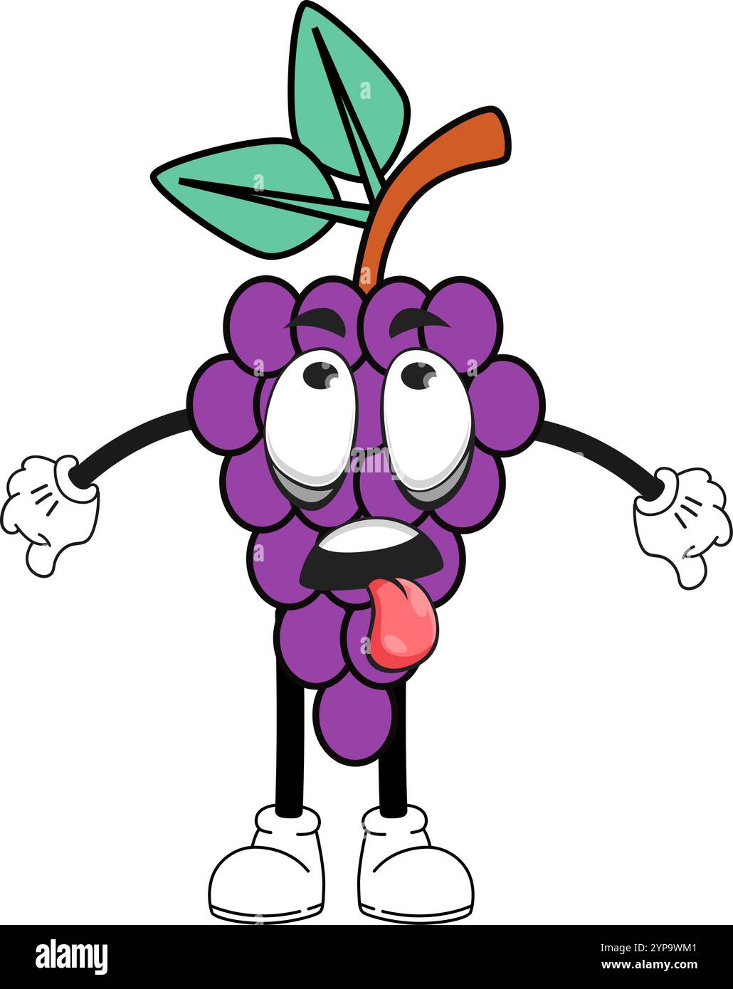 cartoon - Grape Icon illustrator Stock Vector Image & Art - Alamy
