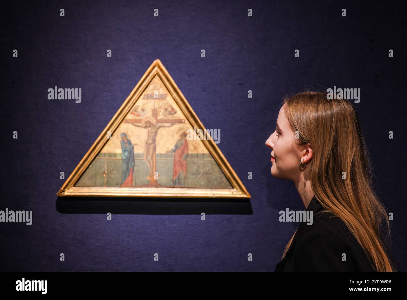 Gold ground and tempera on panel hi-res stock photography and images ...