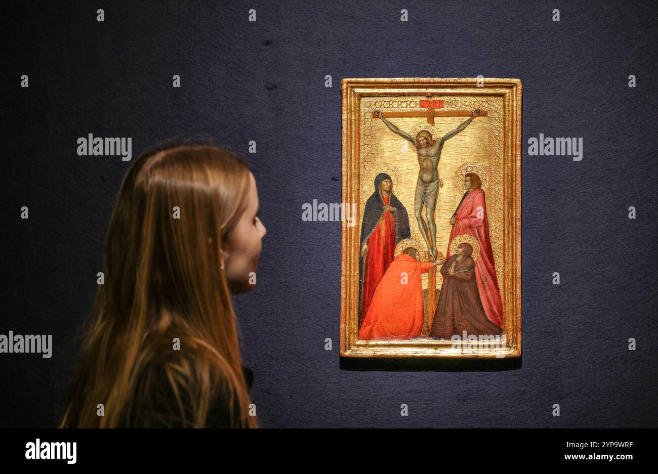 Gold ground and tempera on panel hi-res stock photography and images ...