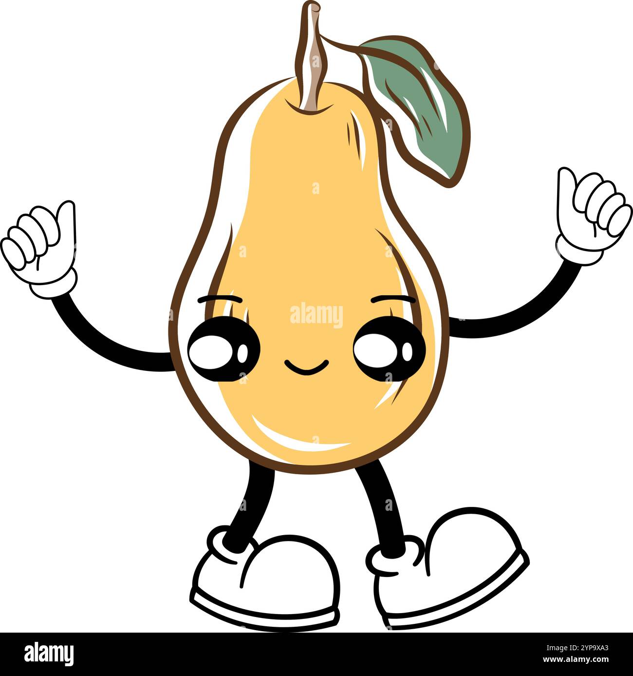 Cartoon pear hi-res stock photography and images - Alamy