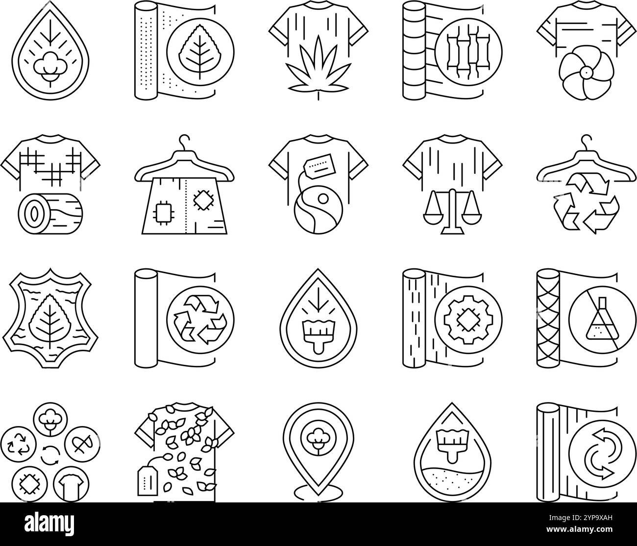 Fabric sustainable fashion textile vector friendly environment Black ...