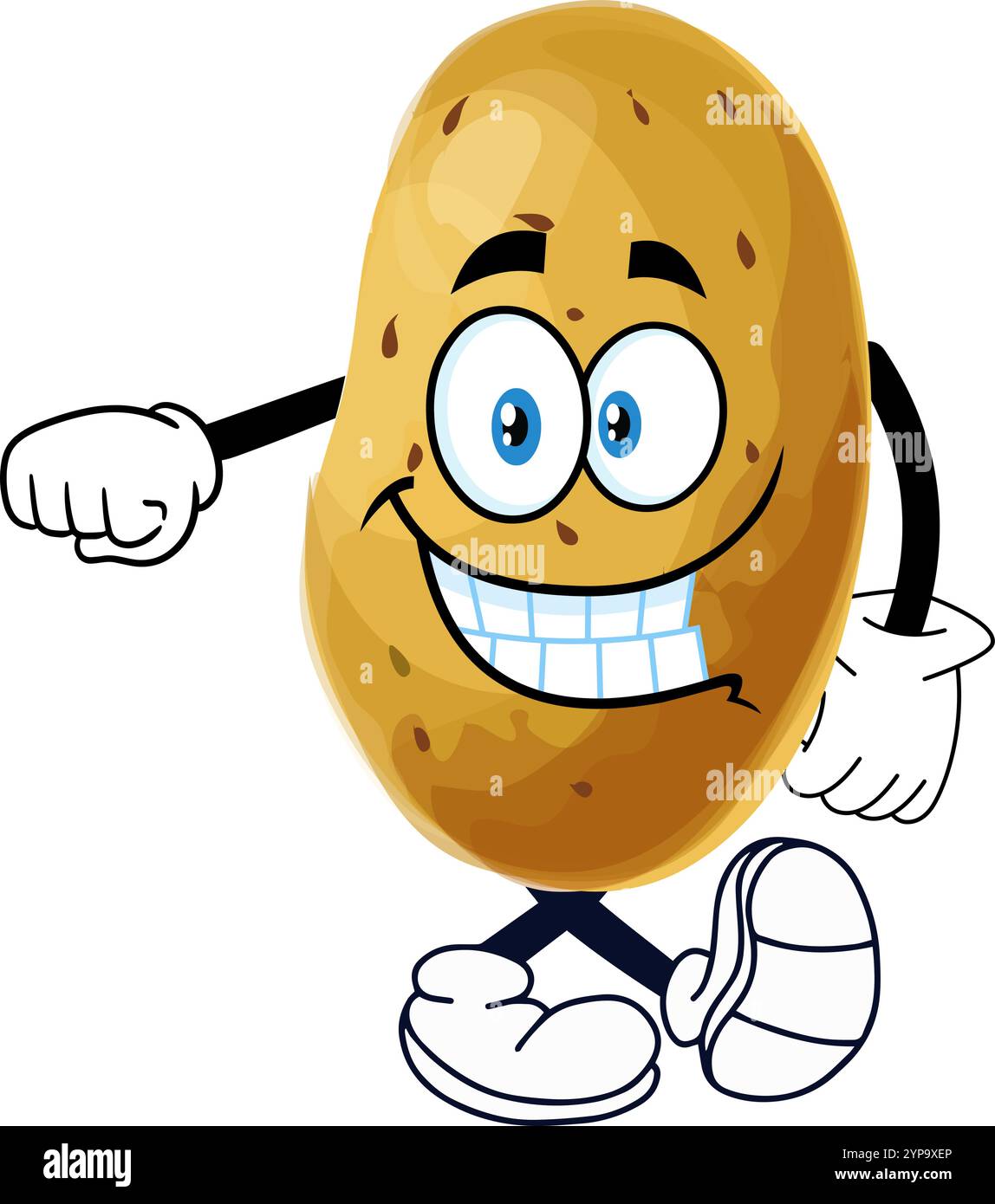 Cartoon potato hi-res stock photography and images - Alamy