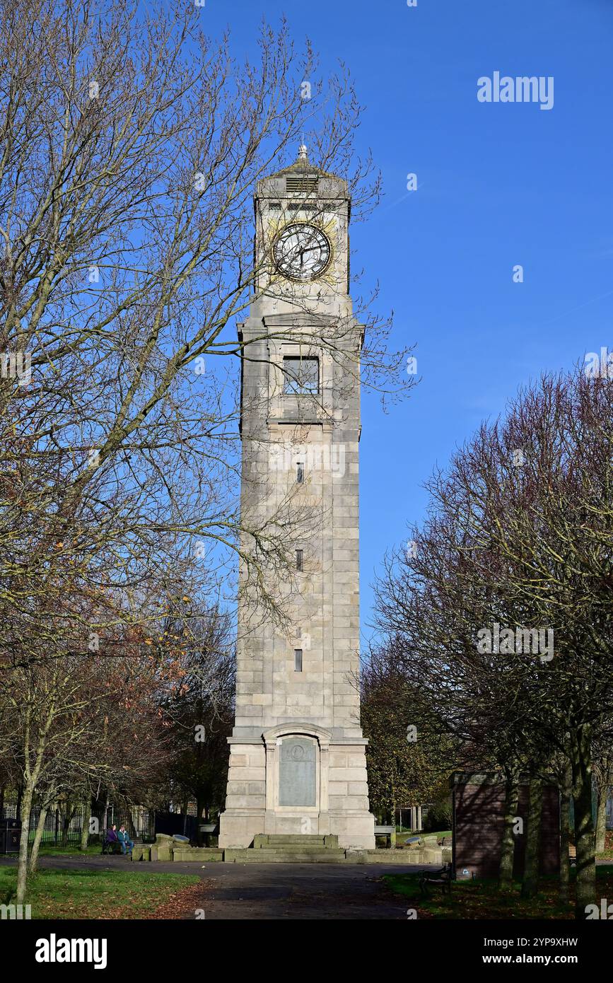 Around the UK - Cocker Clock Tower, Stanley Park, Blackpool, Lancashire ...