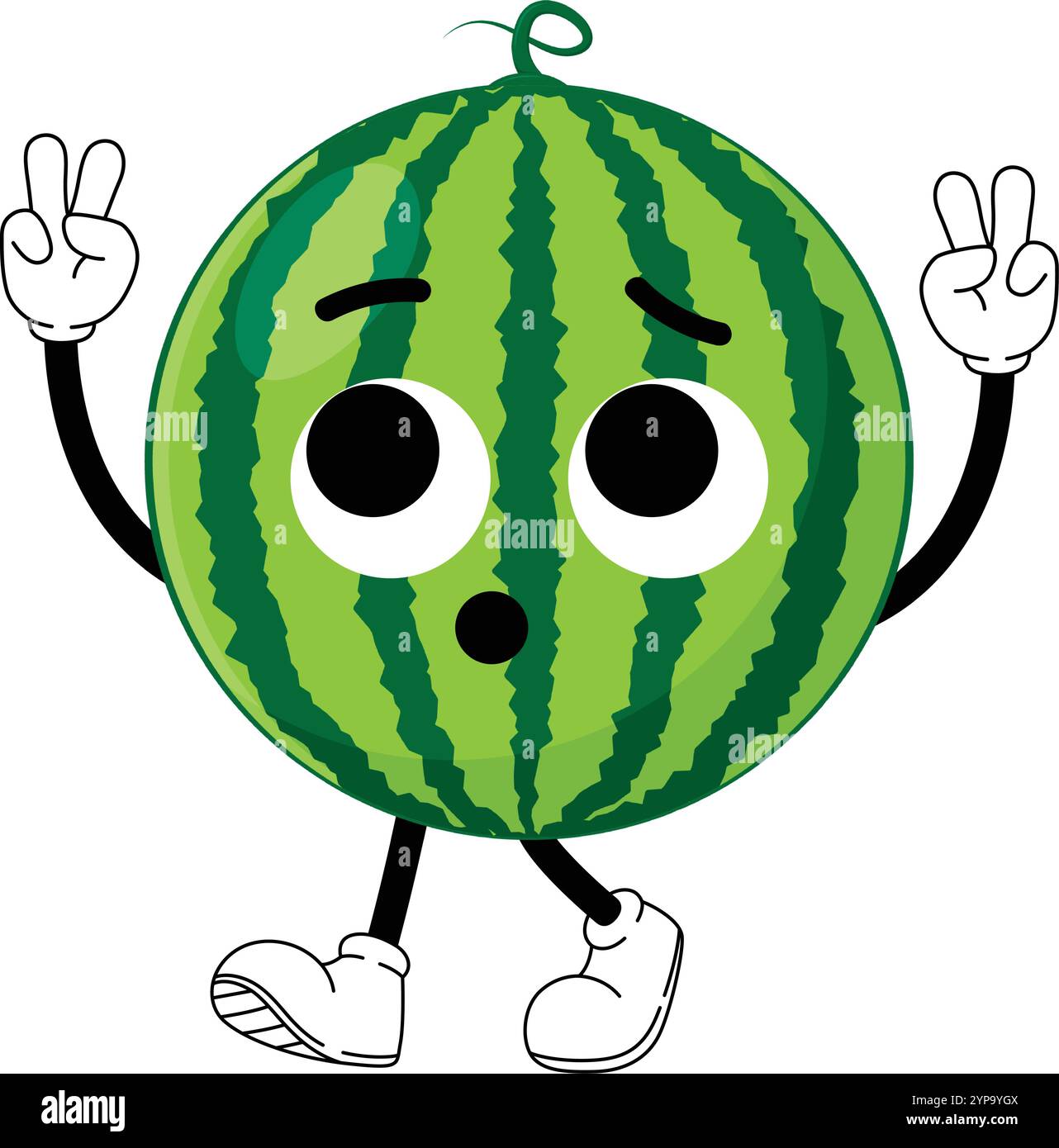 cartoon - Tropical Watermelon Fruit illustration Stock Vector Image ...