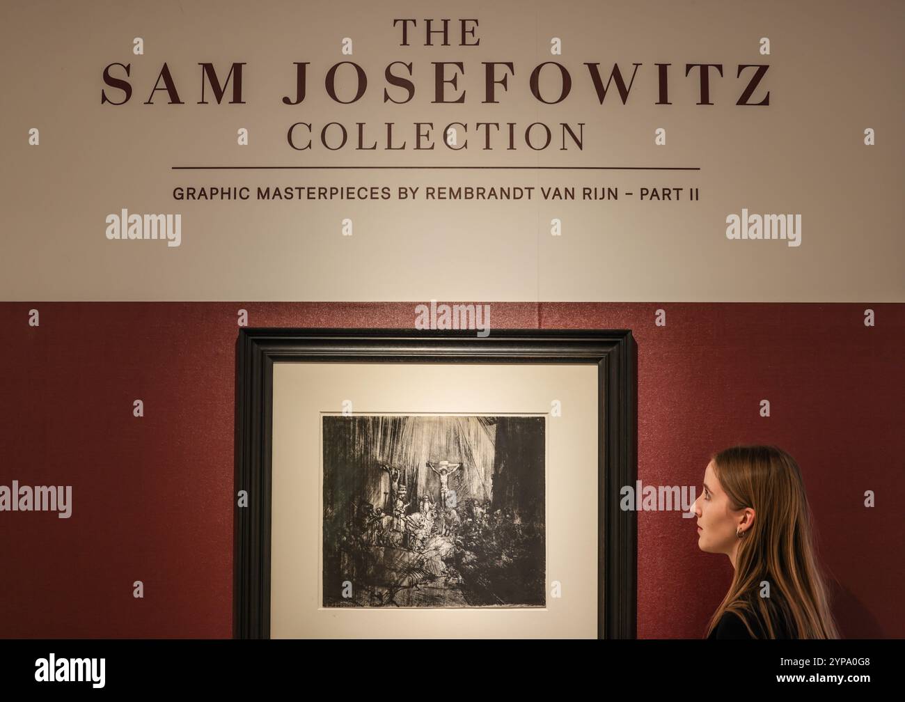 Christies see of rembrandt etchings hi-res stock photography and images ...