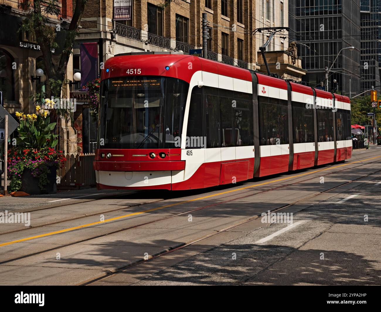 Toronto Canada / A Modern Toronto Transport Commission Streetcar on ...