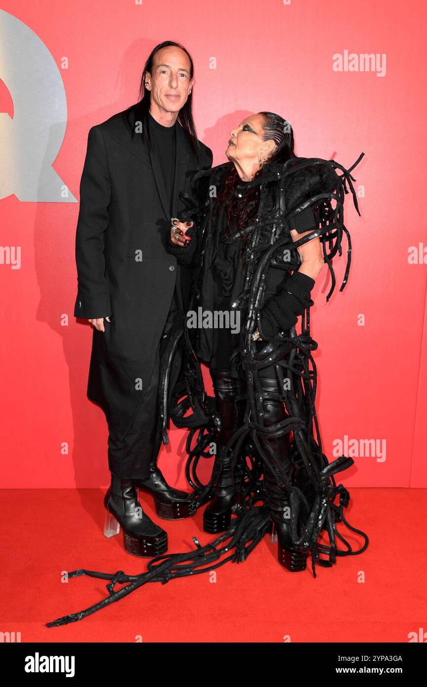 Rick Owens und Michele Lamy bei der 26. Verleihung der GQ Men of the ...