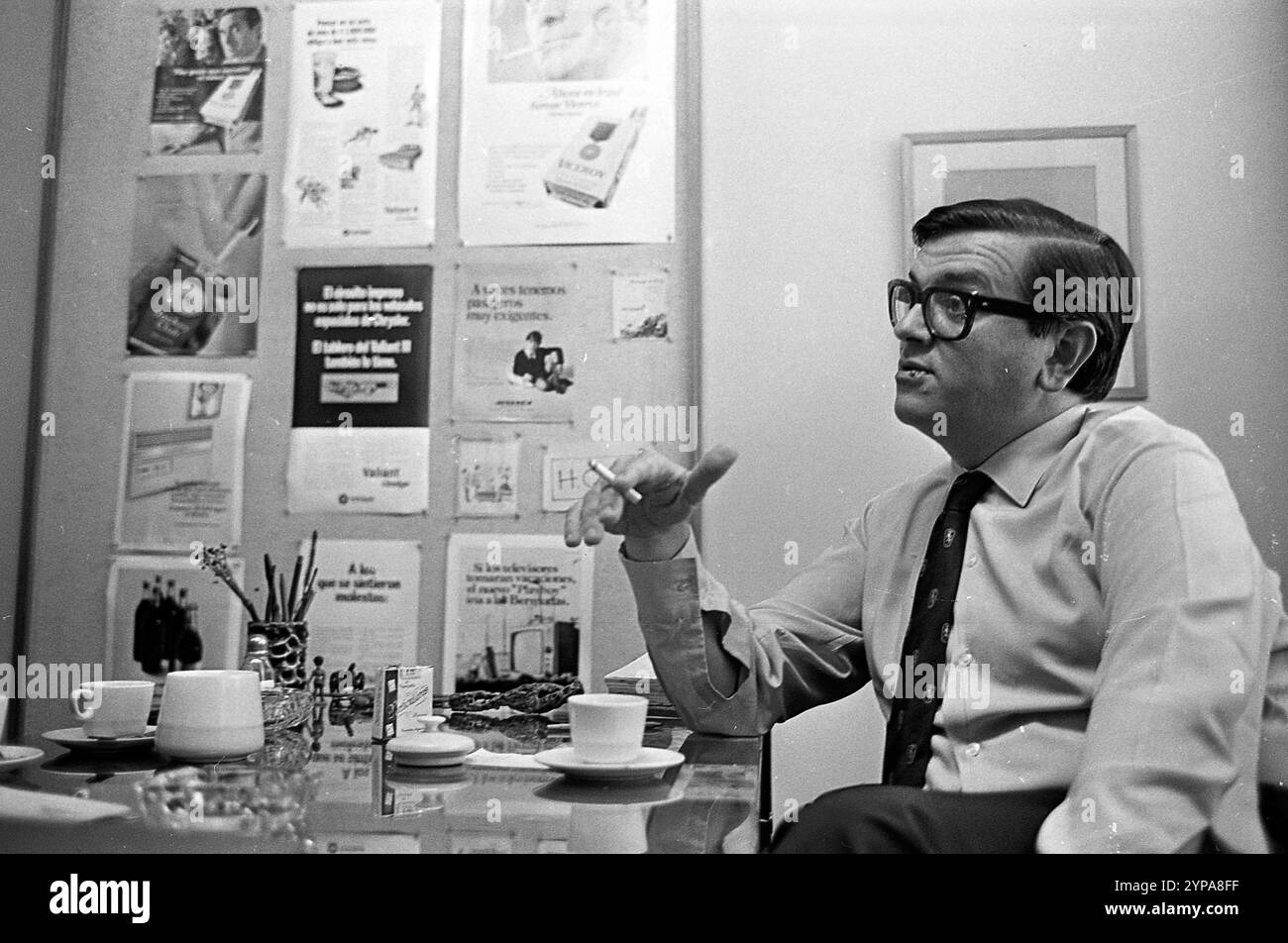 Argentine publicist David Ratto during an interview in Buenos Aires ...