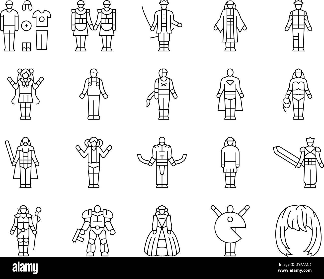 Japan cosplay character Black and White Stock Photos & Images - Alamy
