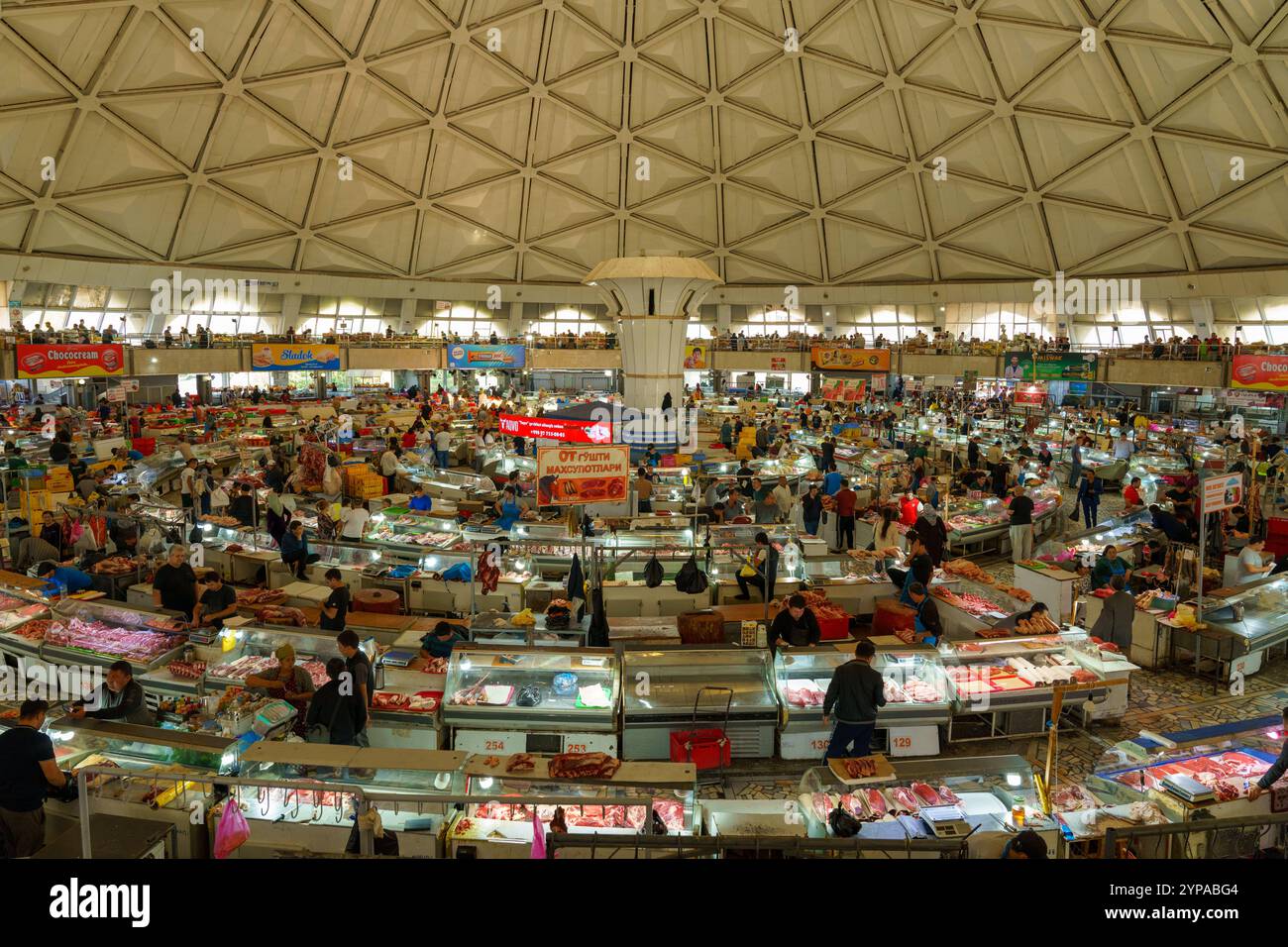 A large indoor market with many people shopping Stock Photo - Alamy