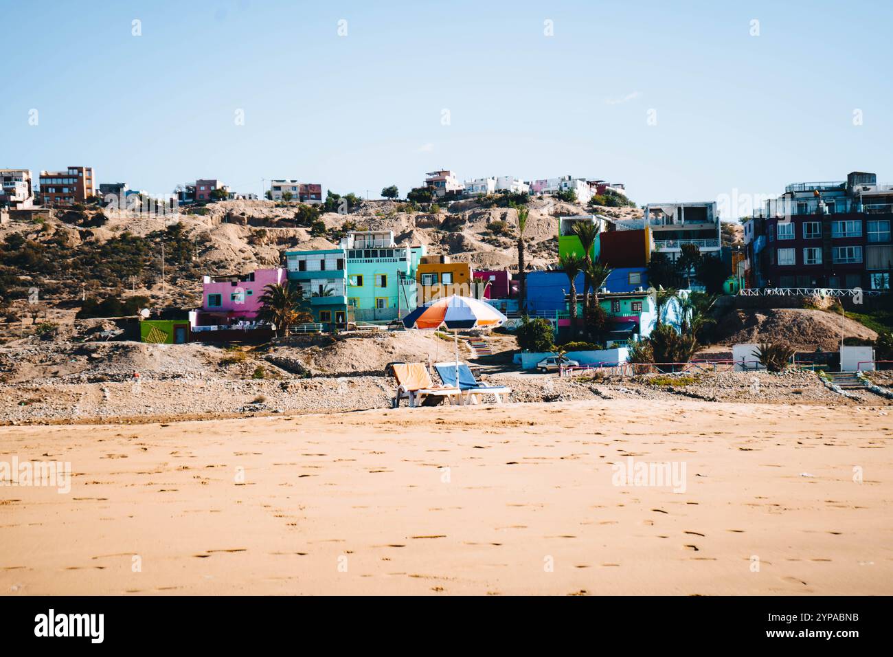Colorful Village of Aghroud Beach, Agadir, Morocco 15 November 2024 ...